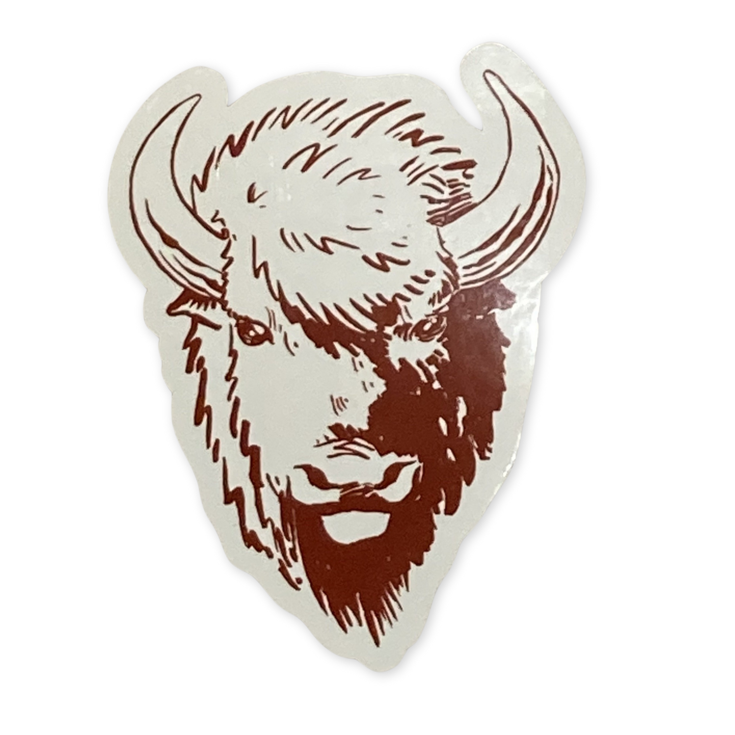 Bison Cut Out Sticker