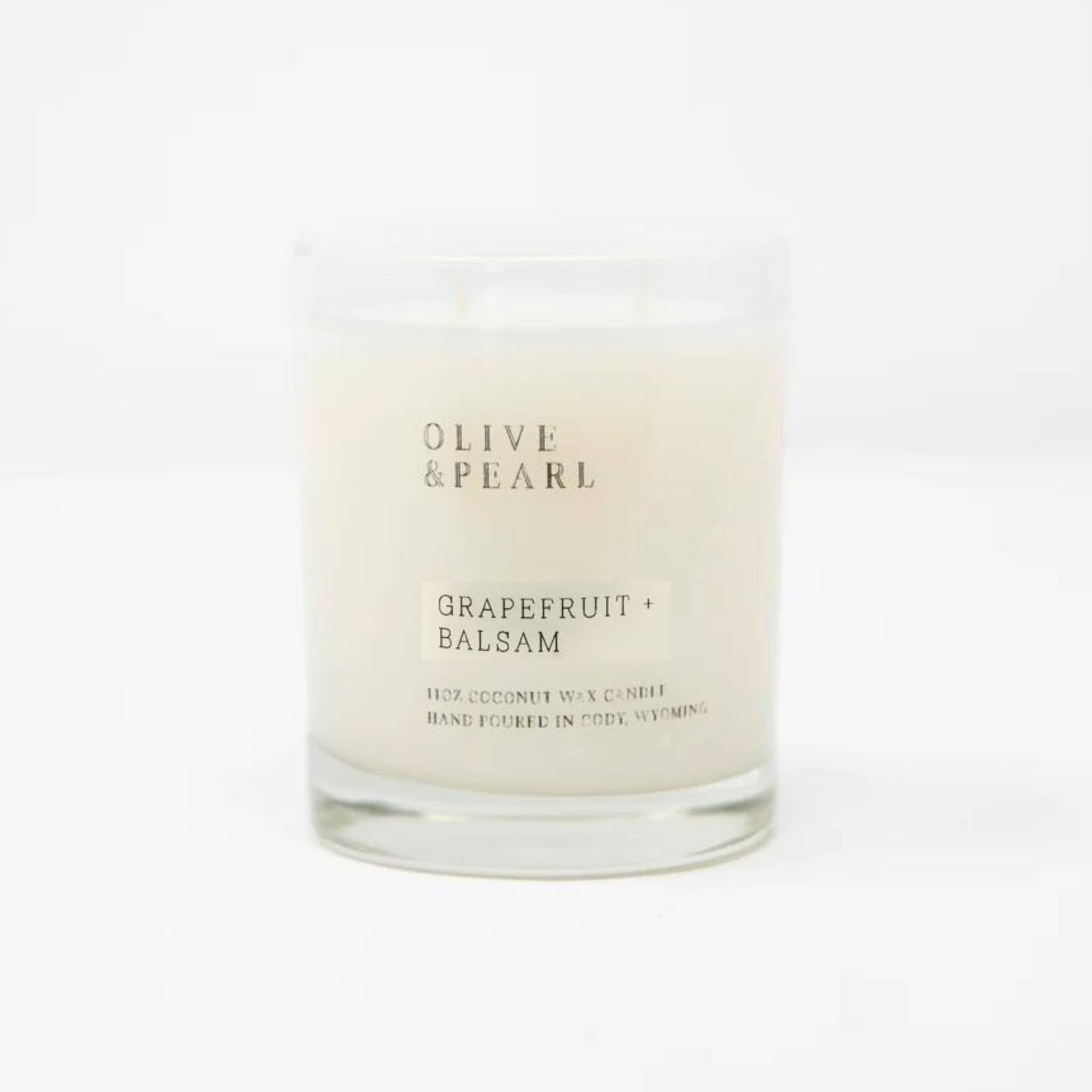 Olive & Pearl Candle - Grapefruit + Balsam
