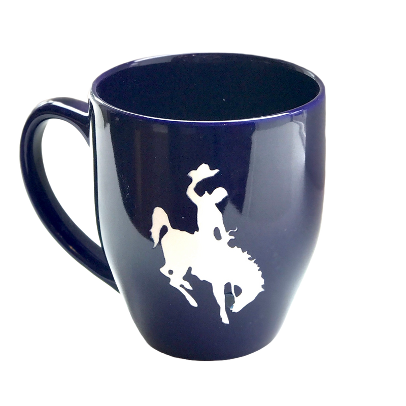Sandblasted Bronco Coffee Mug