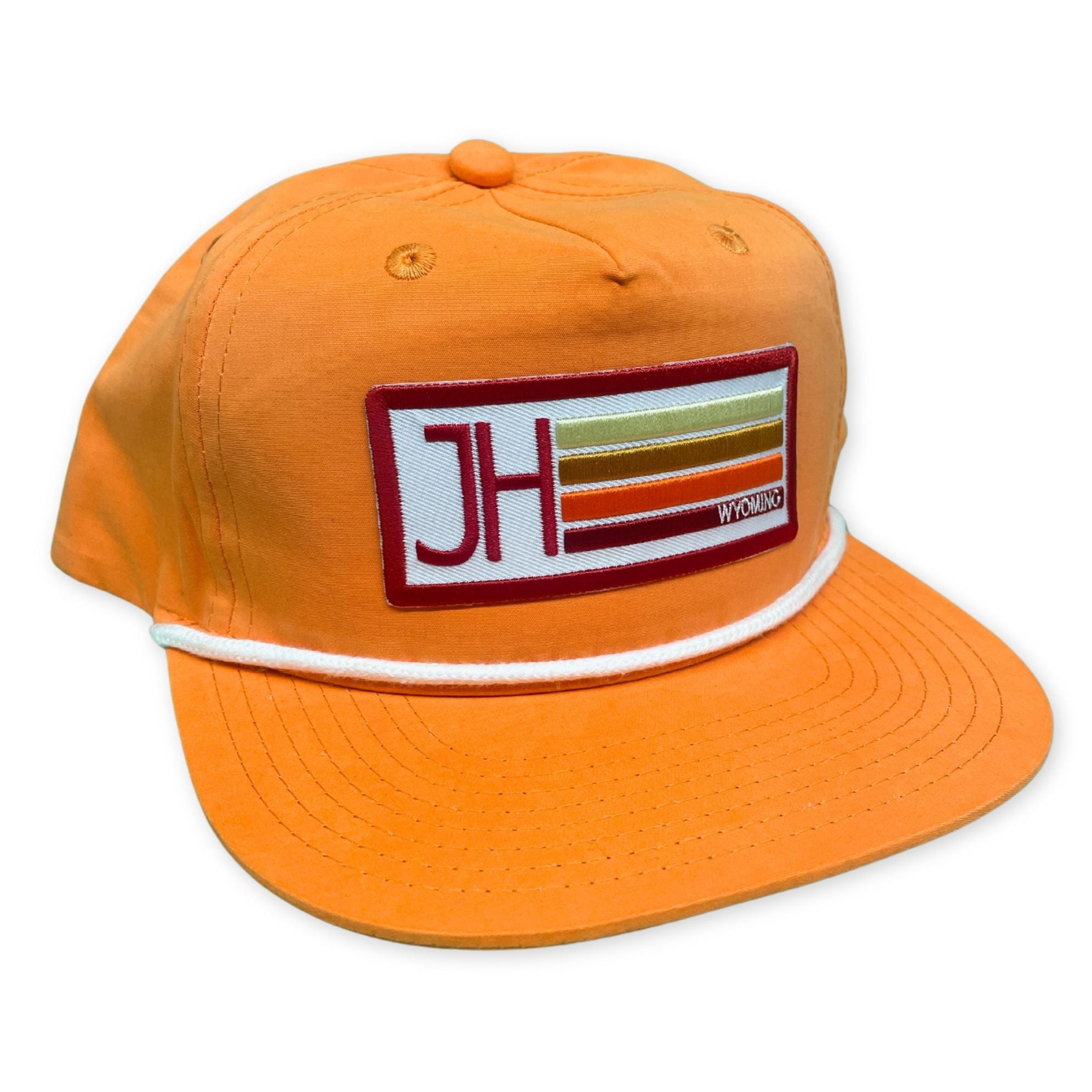 Orange Retro JH Patch Hat