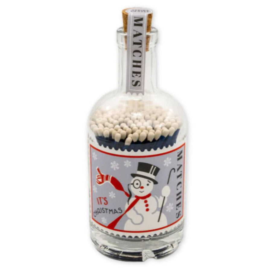 Snowman Stamp Matches