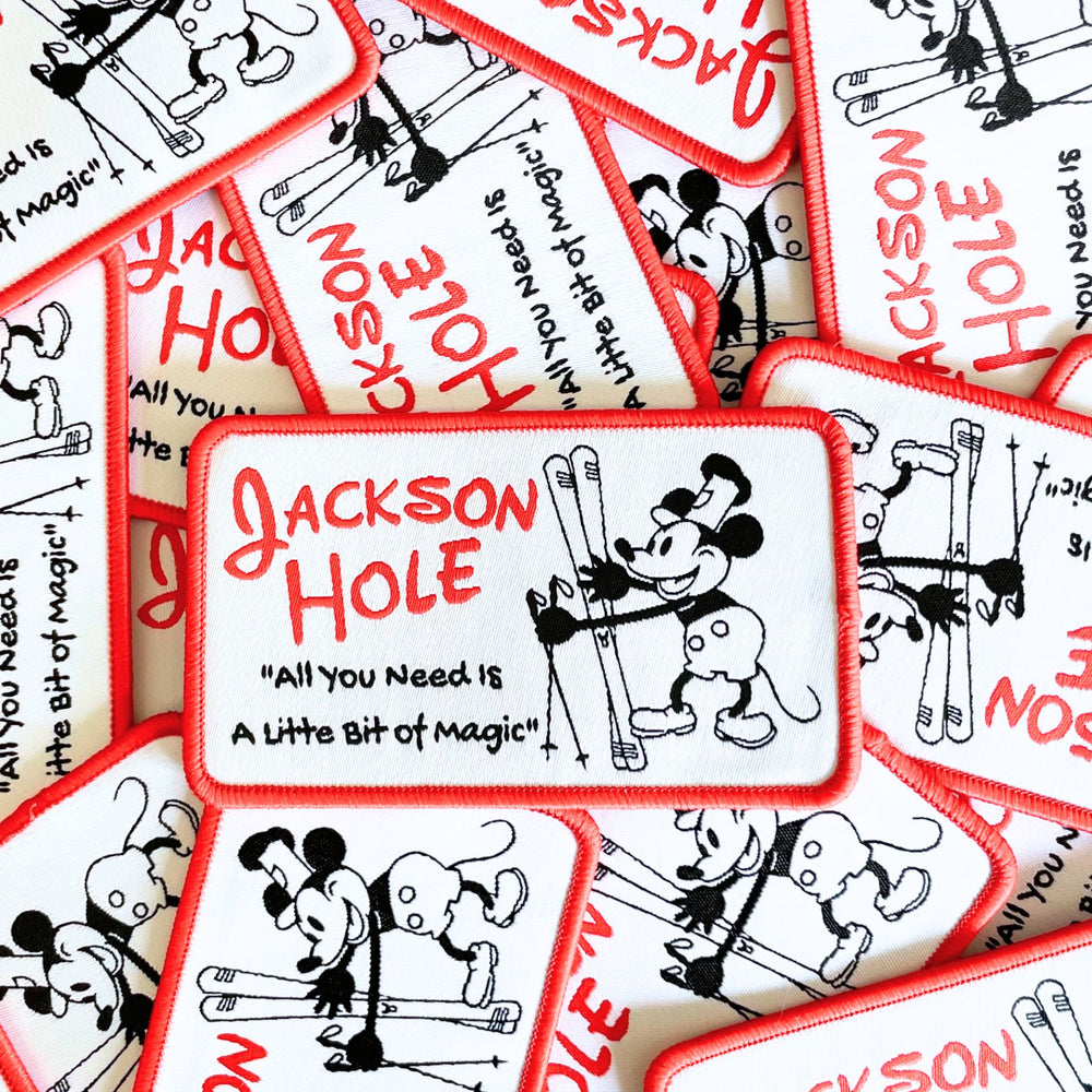 Steamboat Mickers Goes Skiing Patch