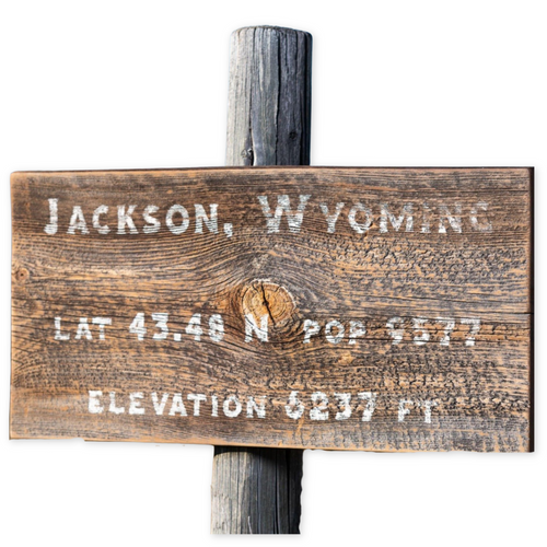 Town of Jackson Barnwood Sign