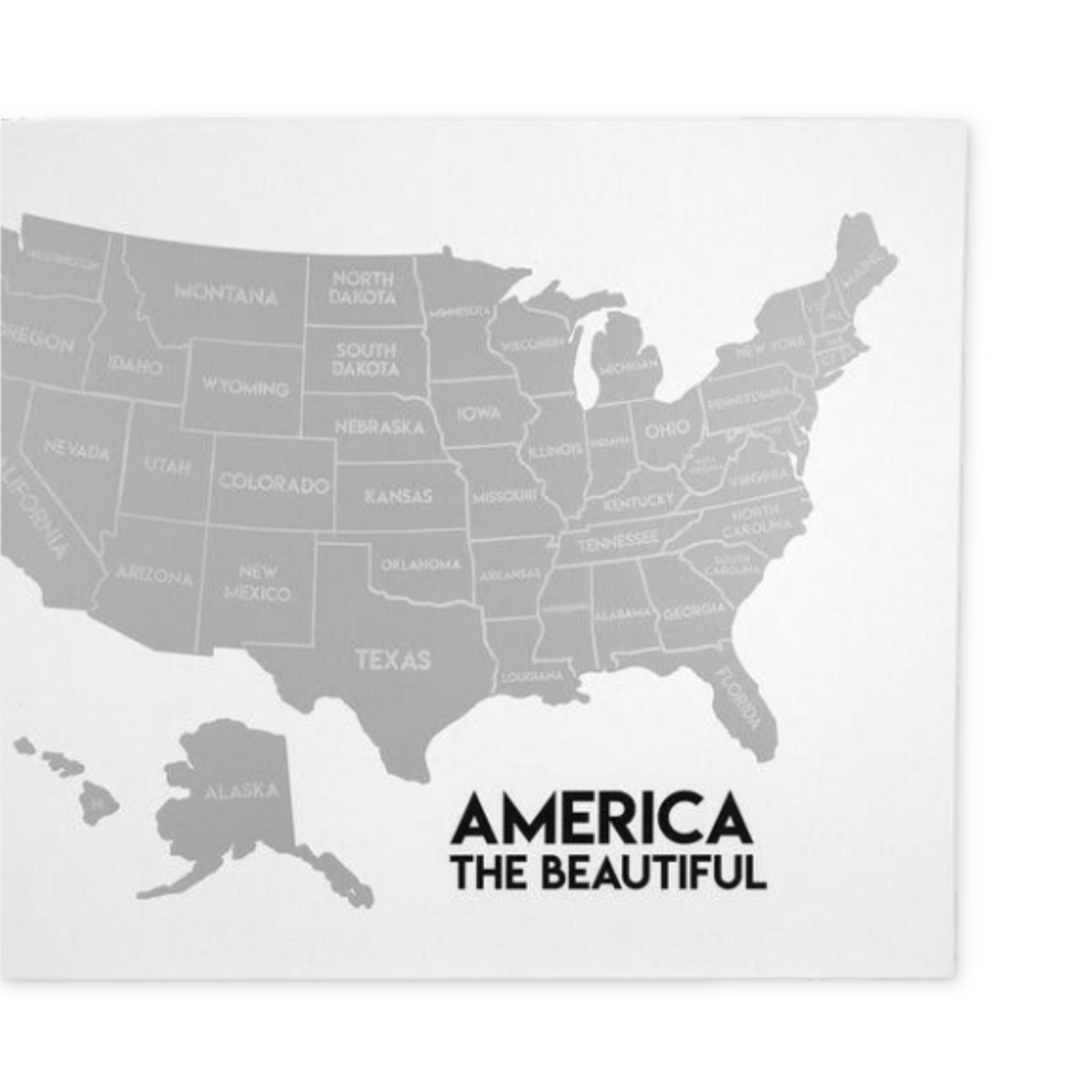 United States Scratch-Off Map