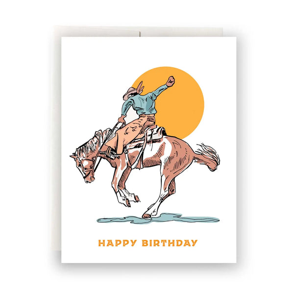 Cowboy Birthday Card - MADE