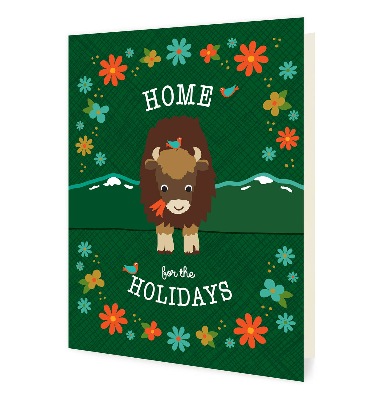 Bison Holiday Card - MADE