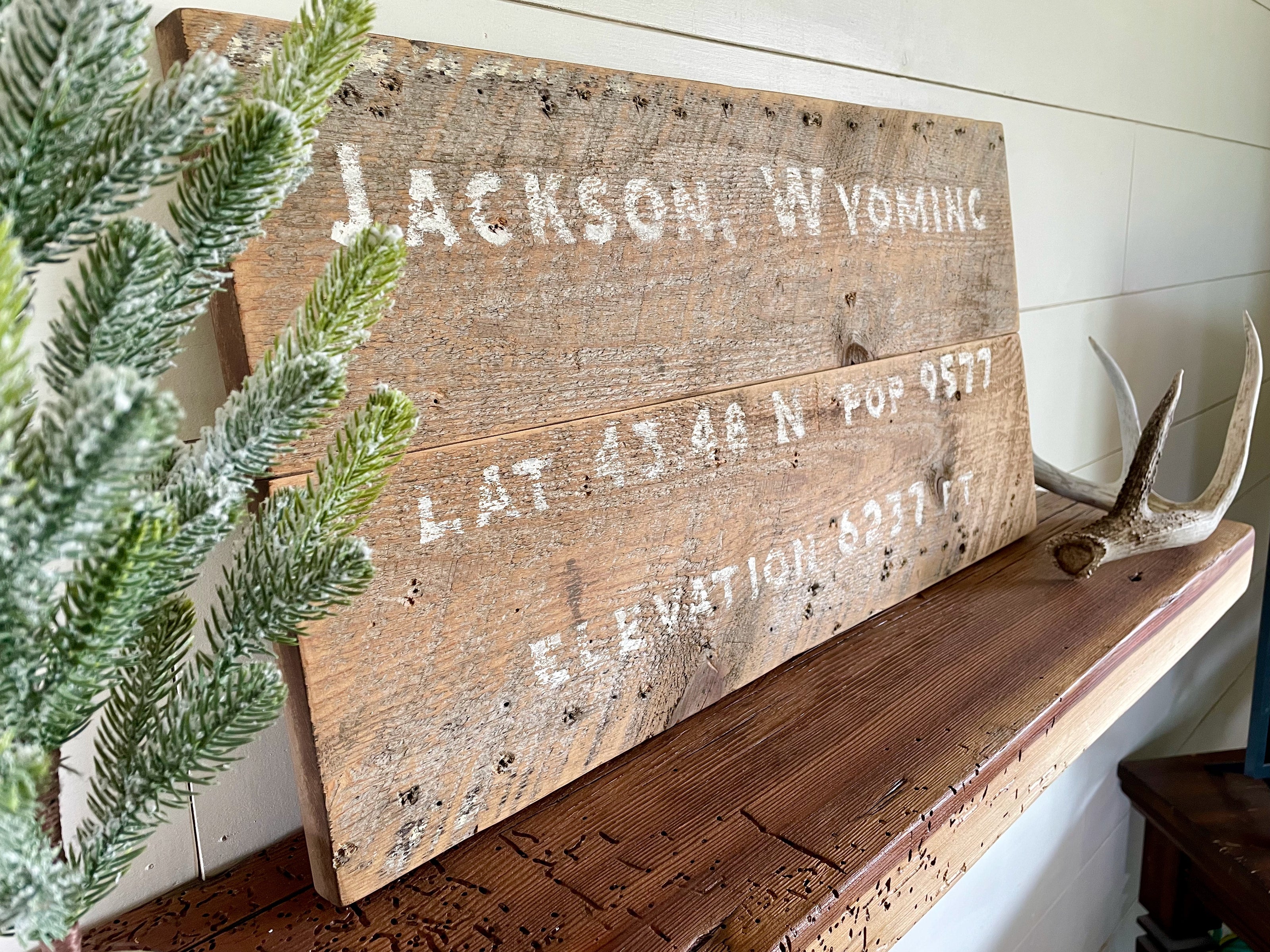 Town of Jackson Barnwood Sign