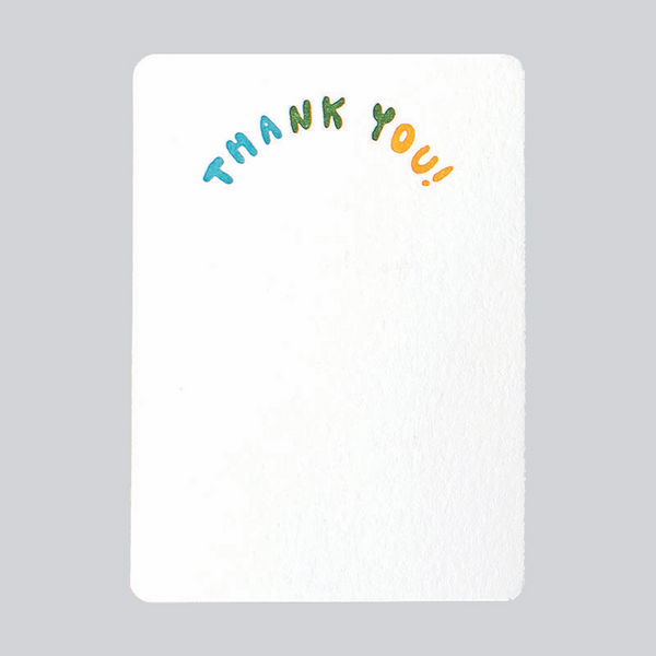 Thank You Rainbow Box Set of Notecards - MADE