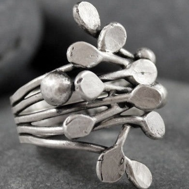 Tangled Silver Ring - MADE